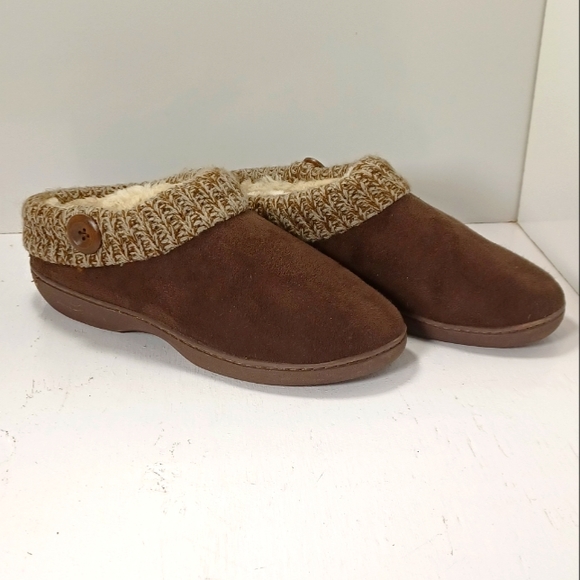Kooba | Shoes | Kooba Womens Brown Suede Faux Fur Lined Memory Foam ...